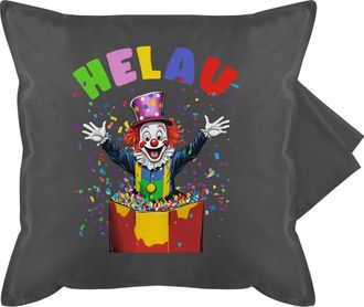 Shirtracer Kissenbezug - & - Kissen - Helau Clown Kost&uuml;m Karneval I Fasching Clown lustig I Clownkost&uuml;me Fastnacht Clowns Kost&uuml;m I Clownskost&uuml;m Fasnacht - 50 x 5