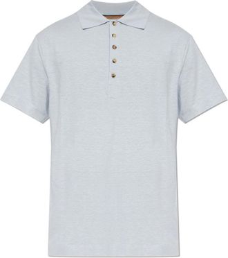 Paul Smith Homme, Tops, Bleu, Taille: L Polo en Lin