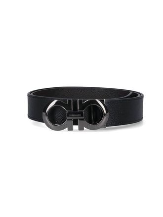 Ferragamo Mens Belts Brown Calf Leather