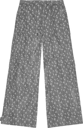 Ganni Hose mit Jacquardmuster - Grau