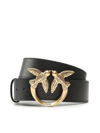 Pinko Pinko Dameng&uuml;rtel Love Berry H4 Belt PE 23 PLT01 100120 A0F1 Schwarz