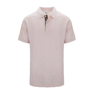 Burberry Herren Button Polo Shirt - - Tops - Herren - Rosa - S