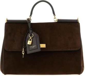 Dolce & Gabbana My Sicily Top Handle Bag - Femme - Sacs - Brun - Taille: ONE Size