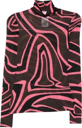 Pucci Top Col Montant Iride - Femme - Tops - Multicolore - Taille: 36 FR
