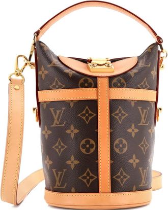 Louis Vuitton Duffle Handbag Monogram Canvas bucket bag - Marron
