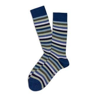 Marcoliani Homme, Sous-v&ecirc;tements, Multicolore, Taille: ONE Size Calze in cotone stripes
