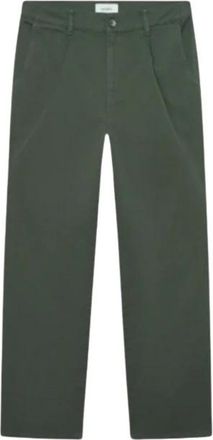 Les Deux Homme, Pantalons, Vert, Taille: W32 Romeo Pleated Chino Pants