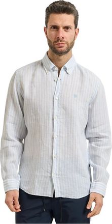 HUGO BOSS Homme, Chemises, Multicolore, Taille: 2XL Chemise boutonn&eacute;e en lin