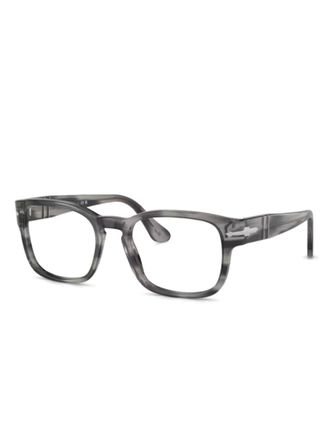 Persol lunettes de vue à monture carrée - Gris