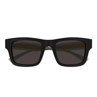 Gucci Eckige Sonnenbrille - - Accessories - unisex - Schwarzk - 52 MM