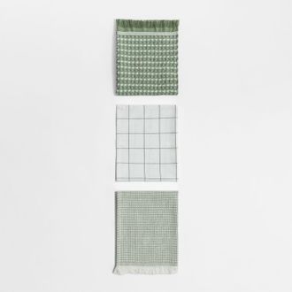 Sklum 3er Set K&uuml;chent&uuml;cher aus Baumwolle Bijana