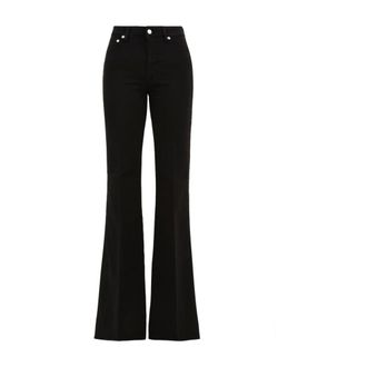 Cycle Femme, Jeans, Noir, Taille: W29 Flaire Jean &Eacute;vas&eacute; Taille Haute