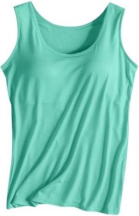 Generic D&eacute;bardeur pour femme avec coupe ample - Haut de sport avec soutien-gorge int&eacute;gr&eacute; - Yoga - Haut d&eacute;t&eacute; - Col rond - L&eacute;ger - Gilet stretch - &Eacute;l&eacute;gant - D&eacute;b