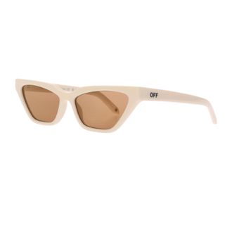 Off-white Off White - Madison Katzenauge-Sonnenbrille f&uuml;r Damen (Gold)