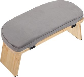 BESPORTBLE Ergonomischer Kniestuhl Holz Klappbar mit Kissen Tragbare Gebetsbank f&uuml;r Yoga Meditation und Reisen Stabile Platzsparende Seiza Bank f&uuml;r Zuhause und U