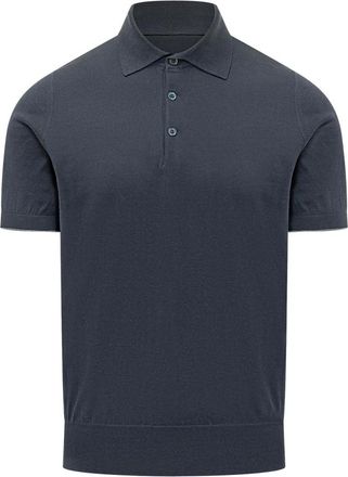 Brunello Cucinelli Homme, Tops, Bleu, Taille: L Polo