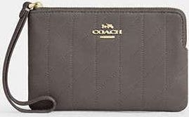 Coach Tasche Mit Handschlaufe, Rundumrei&szlig;verschluss Und Steppung