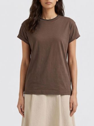 Brunello Cucinelli T-Shirt BRUNELLO CUCINELLI Femme couleur Marron