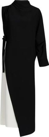 Adolfo Dominguez Robe longue asym&eacute;trique bi-colore