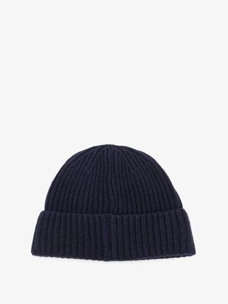 Stone Island Mens Hat Geelong Virgin Wool Blue