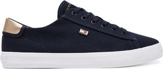 Tommy Hilfiger Sneakers Vulc Canvas Lace Up Sneaker FW0FW08647 Dunkelblau