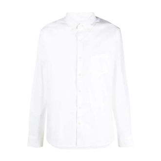 Michael Kors Homme, Chemises, Blanc, Taille: M Chemise Oxford Str
