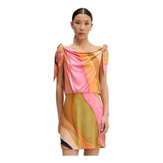 Never Fully Dressed Robe Courte Tricot&eacute;e - Femme - Robes - Multicolore - Taille: 42 FR