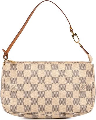 Louis Vuitton Hobo Bags - Damier Azur Pochette Accessoires - Gr. unisize - in Weiß - für Damen