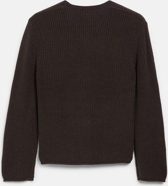 s.Oliver Cardigan Strickjacke Strickjacke mit V-Ausschnitt aus Baumwollmix