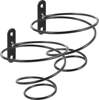 BESPORTBLE 2 St&uuml;ck Wand Weinhalter aus Metall Einzelflaschenhalter f&uuml;r Weinflaschen Robustes Wandweinregal zur K&uuml;chenorganisation und Wohnraumdekoration