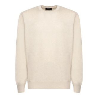 Dell'Oglio Beiger Strick f&uuml;r M&auml;nner Aw24 - - Knitwear - Herren - Beige - 3XL