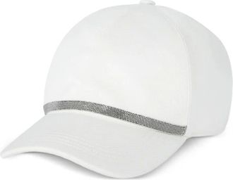 Brunello Cucinelli Femme, Accessoires, Blanc, Taille: S Casquette
