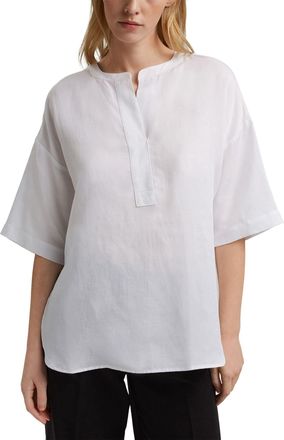 Esprit Collection Damen Bluse 041eo1f304, Weiß, M