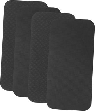 Angoily 4 Teiliges Nähmaschinen Stummschaltpad TPE Antivibrationsmatte Nähmaschinen Stabilitätsmatte Hochleistungs Pedalmatte Vibrationsabsorbierende Matte ru