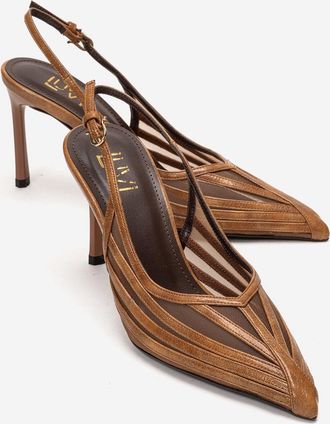 Prologue Eleana Slingback Mesh Stiletto-Pumps