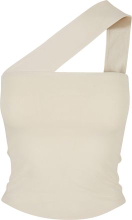 Urban Classics Damen Top Ladies One Strap Top whitesand 3XL
