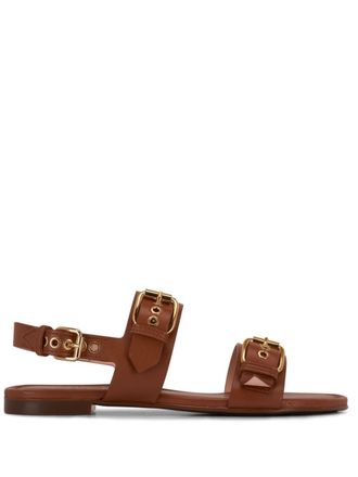 AGL Sandalen mit Schnallen - Braun