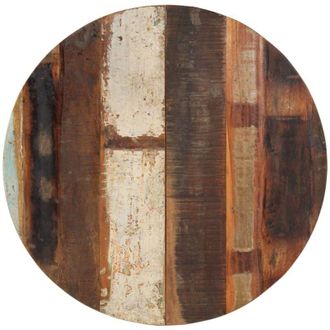 vidaXL Table ronde avec d&eacute;corations multicolores disponibles en diff&eacute;rentes tailles Taille : 70 cm 15-16 mm