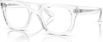 Ray-Ban Lloyd Optics Bio-based Transparent Fassung Demo Gläser Glas Polarisiert 52-21