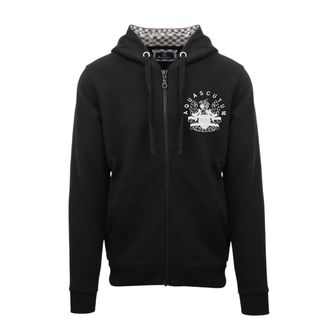 Aquascutum Hoodie mit durchgehendem Rei&szlig;verschluss f&uuml;r Herren, leger (Schwarz)