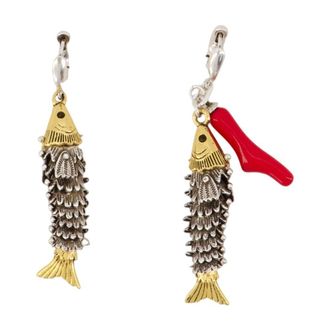 Isabel Marant Womens Asymmetric Earrings Metal Gold-Tone Jewelry-Watches