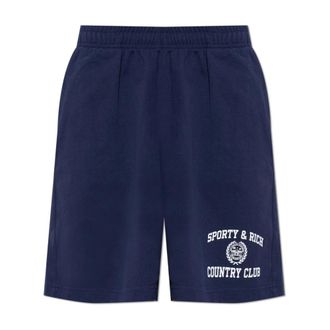 Sporty & Rich unisex, Shorts, Blau, XSGr&ouml;&szlig;e