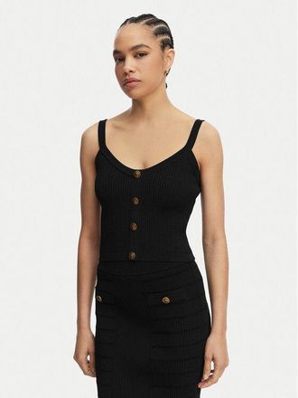 Guess Top W5YR10 Z0130 Schwarz Regular Fit