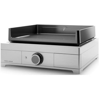 Forge Adour Elektrische plancha 2500w emaillierte gusseisenplatte 44,5x41cm edelstahl Forge Adour modern e45i