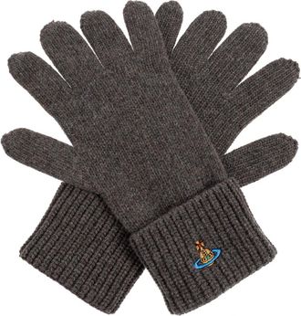 Vivienne Westwood unisex, Accessoires, Gris, Taille: S/M Gants en laine