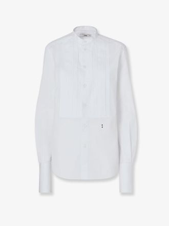 Fendi White popeline shirt - FENDI - gender_Woman