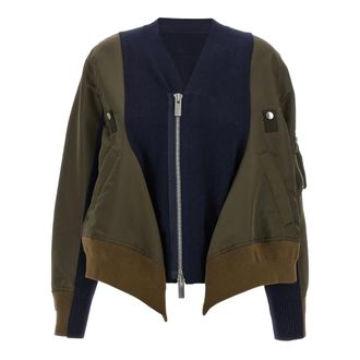 sacai Damen, Jacken, Mehrfarbig, SGr&ouml;&szlig;e