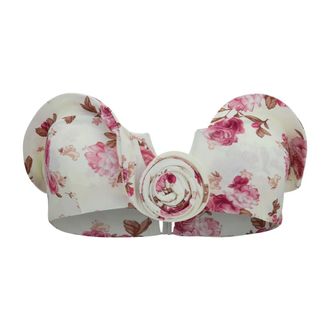 Magda Butrym Haut de maillot de bain bandeau sculpt&eacute; &agrave; imprim&eacute; floral - Femme - Maillots de bain - Multicolore - Taille: 38 FR