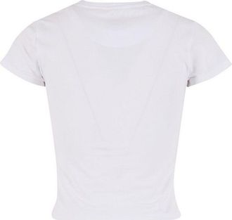 Karl Kani T-Shirt Karl Kani Damen KKWQ22002WHT KK Small Signature Short Tee (1-tlg)