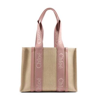Chlo&eacute; Sac &agrave; main Woody en lin et coton